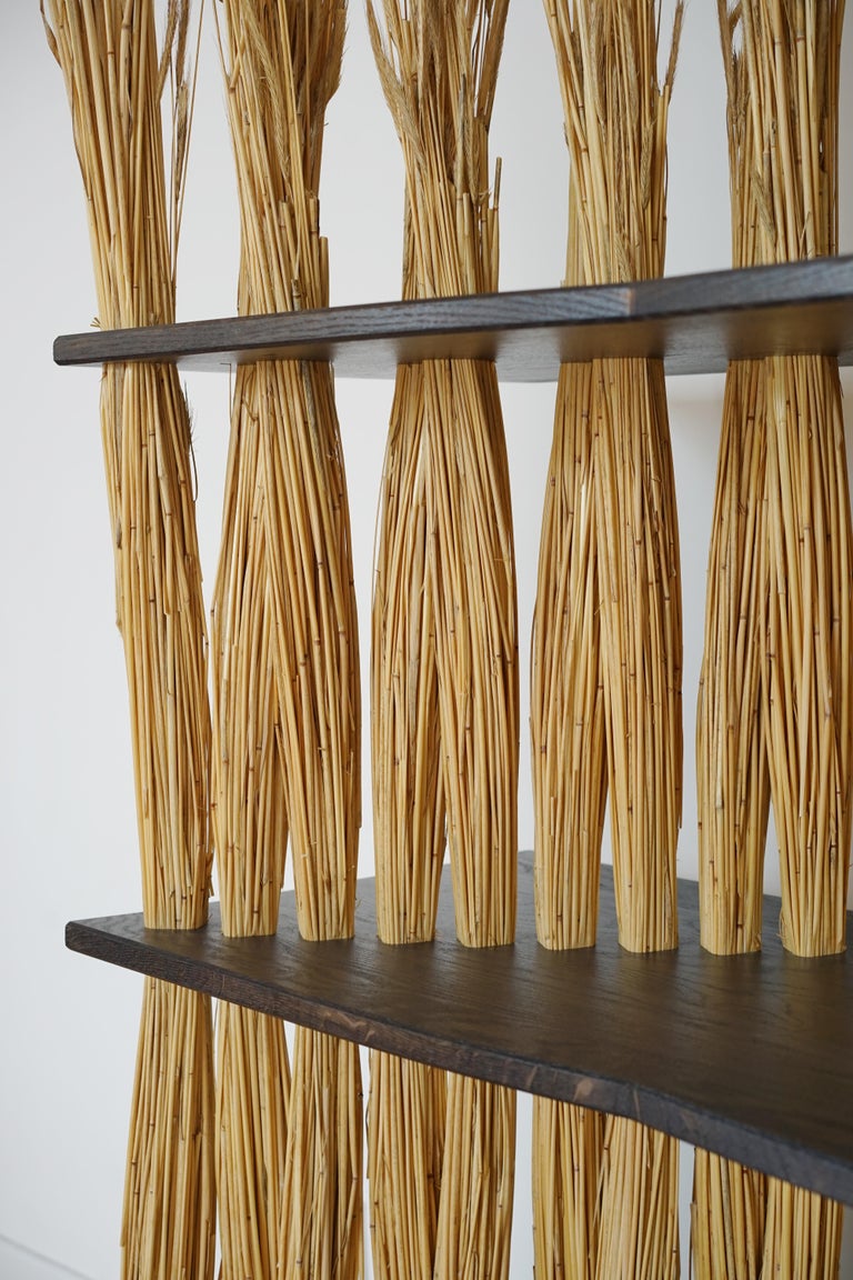 Large Amas Shelf, Ash Stained Wood, Handmade in France, Oros Edition ...