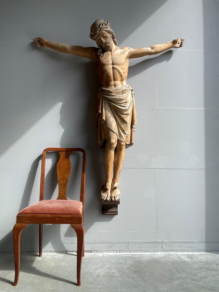 Large and Amazing Quality Carved Antique Corpus of Jesus Christ for ...
