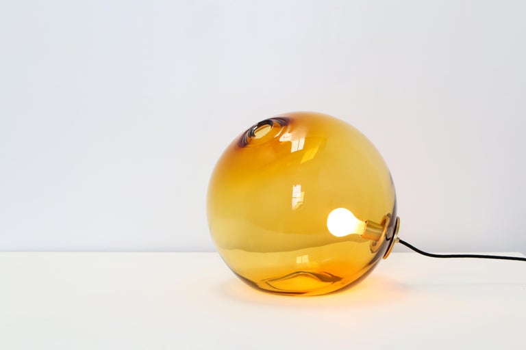 Large Amber Float 2.0 Lamp by SkLO For Sale at 1stDibs