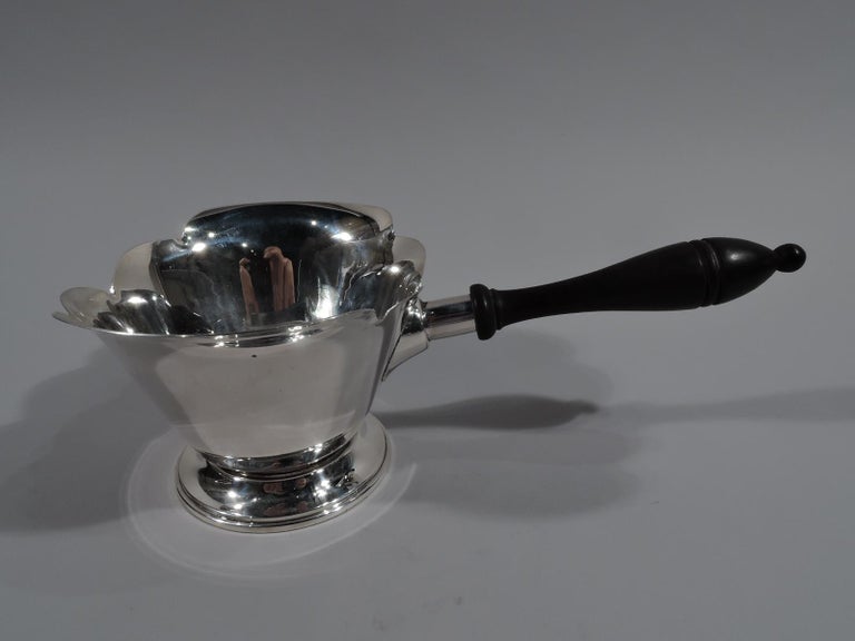 Large American Modern Sterling Silver Pipkin For Sale at 1stDibs