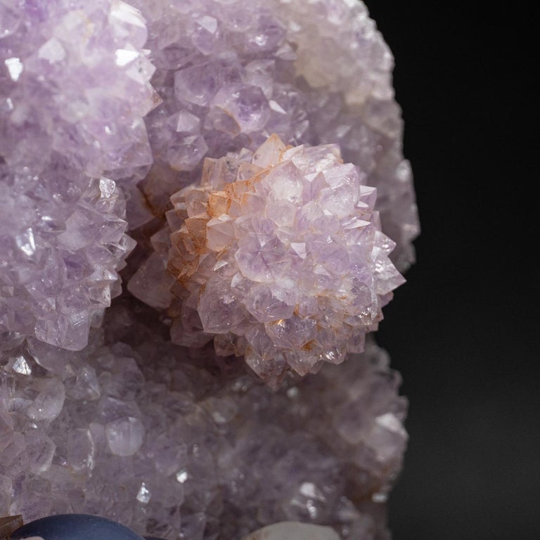 Large Amethyst Crystal Cluster with Purple Fluorite For Sale at 1stDibs