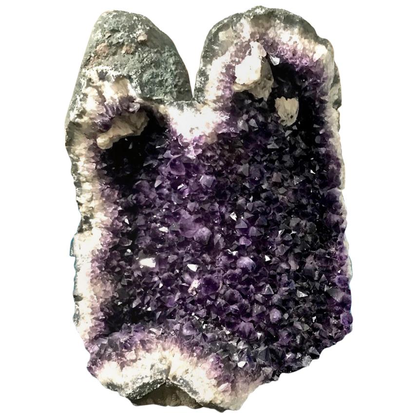 Gem grade, Amethyst Geode Sculpture For Sale at 1stdibs