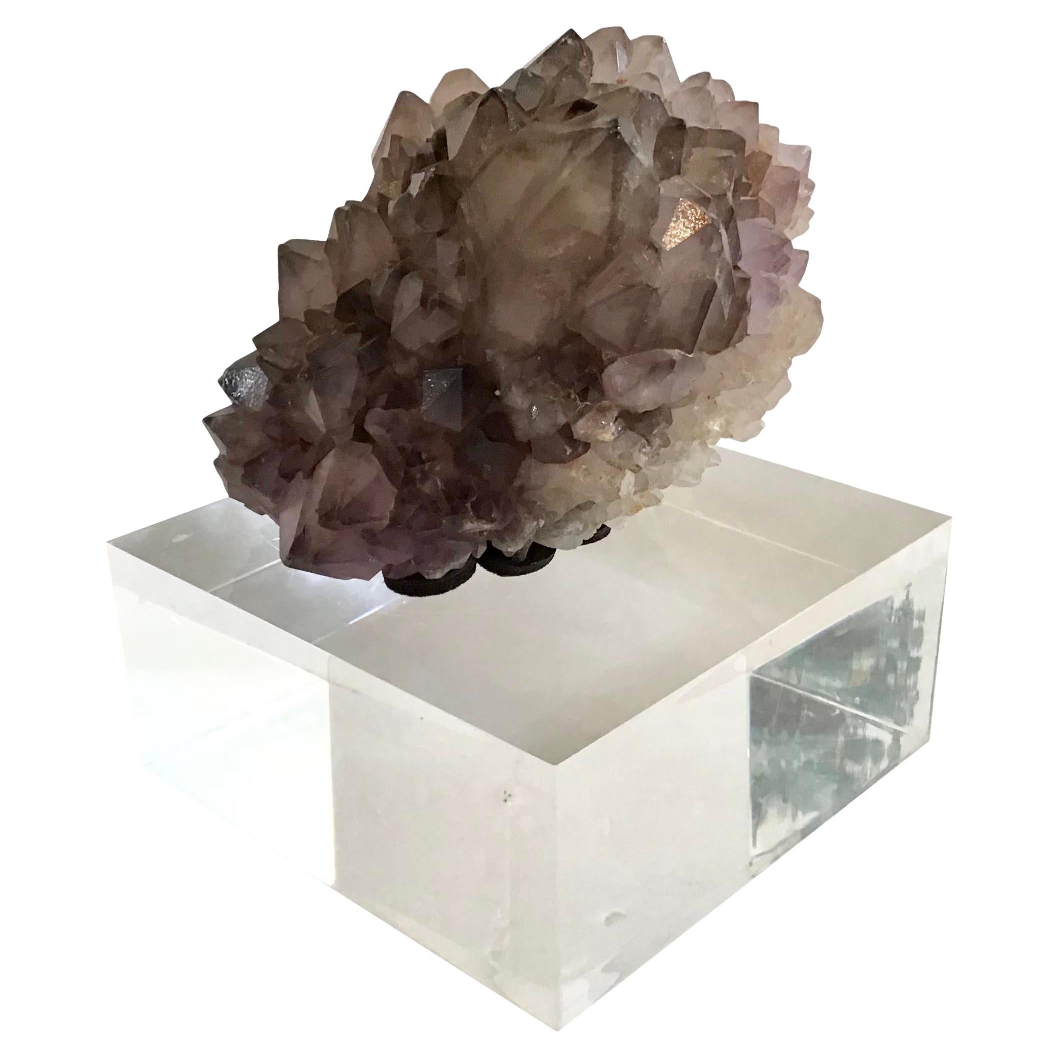 Custom Leather 3 Panel Large Folding Screen with Chrome Nailheads For ...