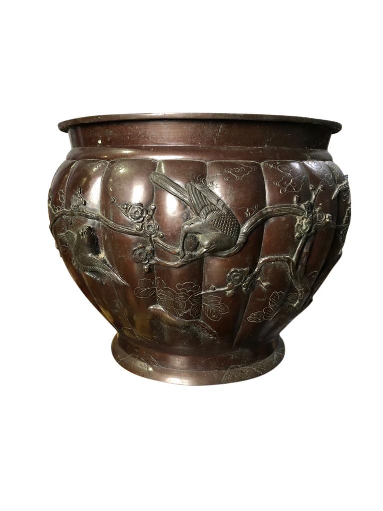 Large and Decorative Copper Firewood Bucket, 19th Century at 1stDibs