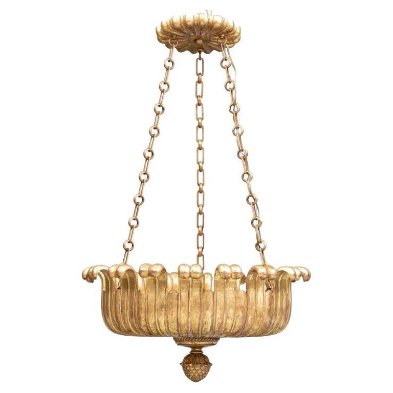 Large And Extraordinary Carved And Gilt Wood Neoclassical Style ...