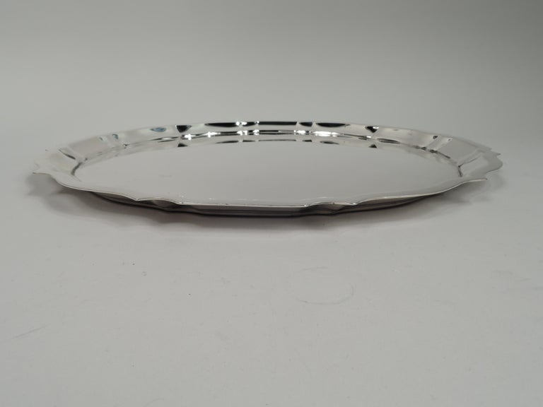 Large and Heavy Gorham Chippendale Sterling Silver Serving Tray For ...