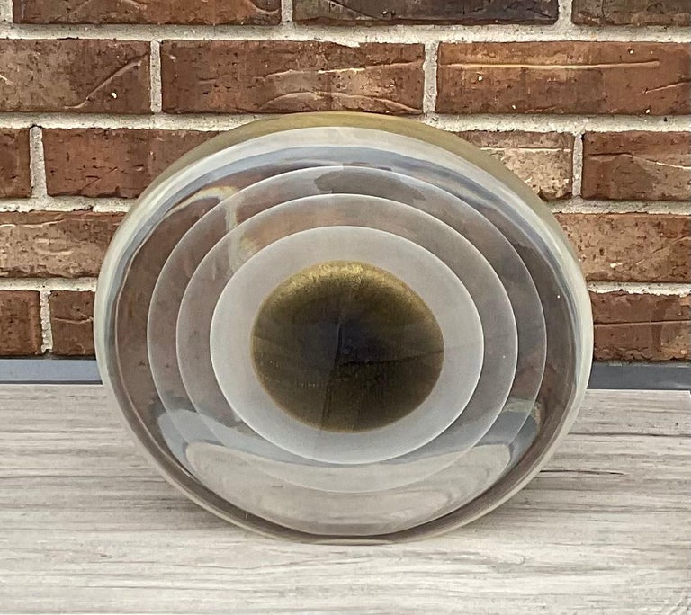 Large and Heavy Murano Glass Artist Signed Sculpture by Stefano Toso ...