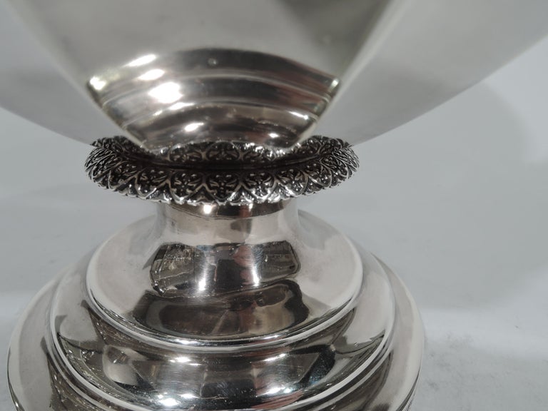 Large and Pretty Antique Coin Silver Teapot by New York Maker Forbes ...