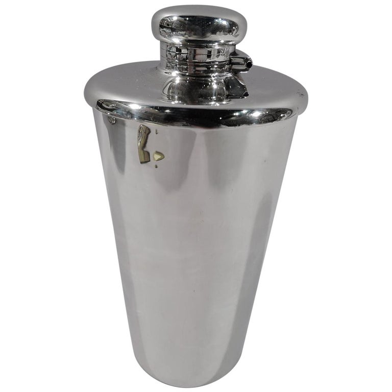 Large and Unusual Big Game-Era Sterling Silver Flask by Tiffany For ...