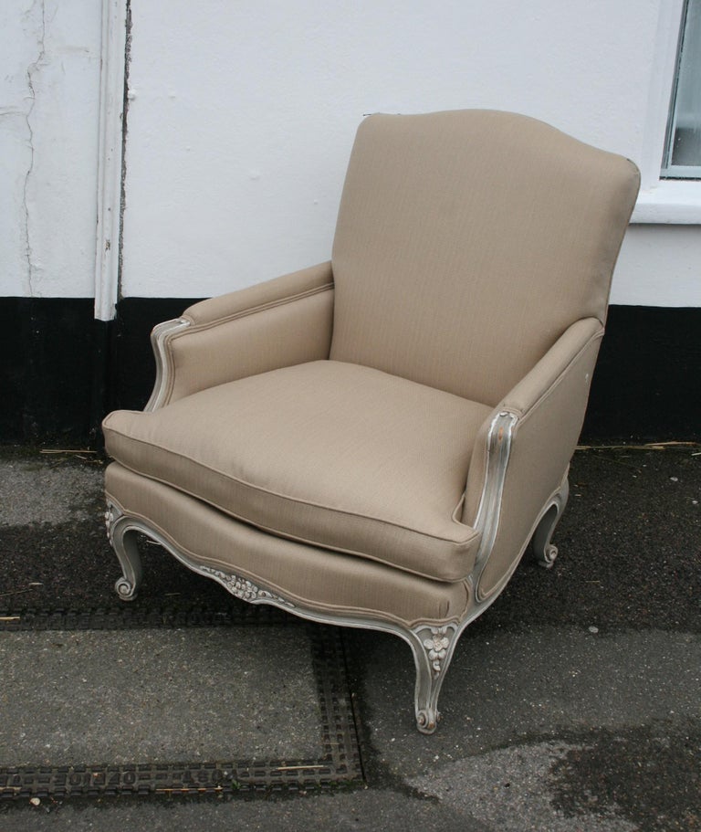 Large and Very Comfortable Louis Style Armchair at 1stDibs