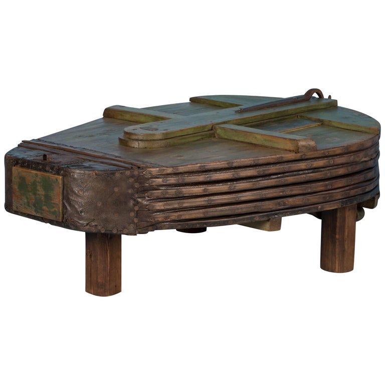Large Antique Blacksmith's Bellows Coffee Table at 1stDibs | bellows table