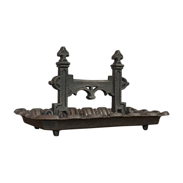 Large Antique Boot Scraper, English, Wrought Iron, Aesthetic Period ...