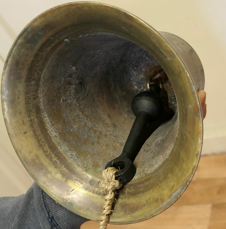 Large Antique Bronze Ships Bell For Sale at 1stDibs