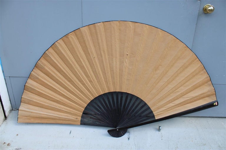 Large Antique Chinese Fan Painted Entirely by Hand 1940 China Ducks ...