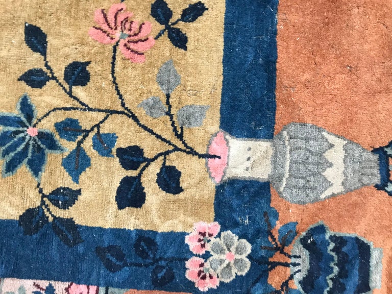 Large Antique Chinese Rug at 1stDibs