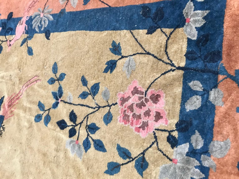 Large Antique Chinese Rug at 1stDibs