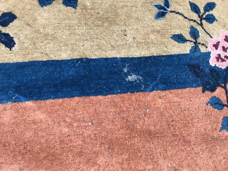 Large Antique Chinese Rug at 1stDibs