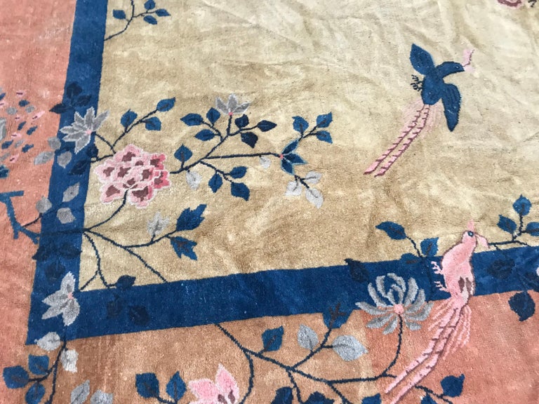 Large Antique Chinese Rug at 1stDibs