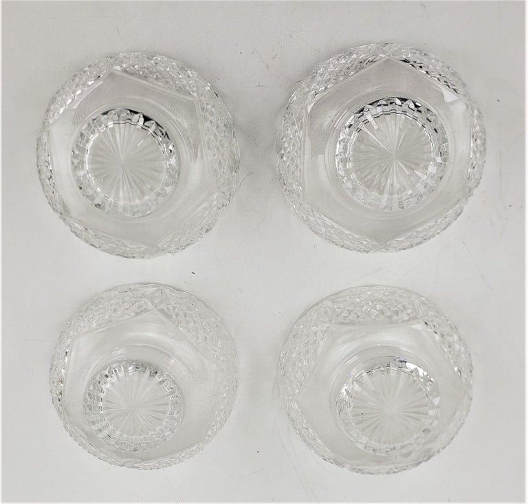 Large Antique Convertible Four Arm Silver Plate and Cut Crystal Bowls ...