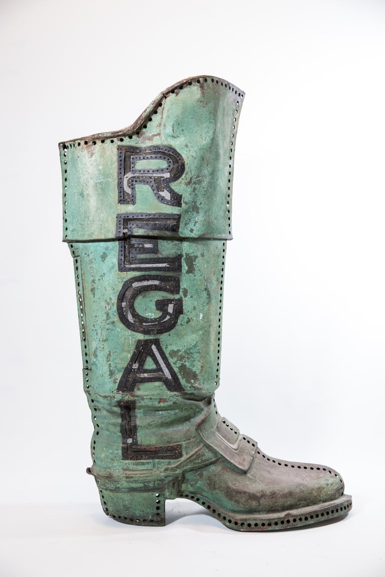 Large Antique Copper 3D Regal Boot Trade Sign at 1stDibs | regal copper ...