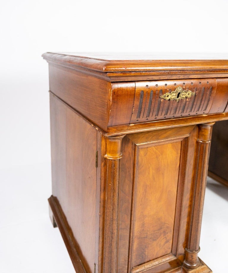 Large Antique Desk of Walnut from the 1890s For Sale at 1stDibs ...