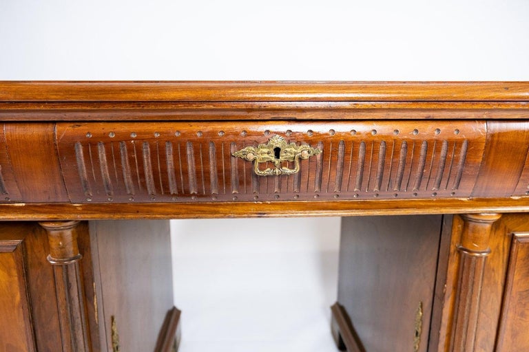 Large Antique Desk of Walnut from the 1890s For Sale at 1stDibs ...