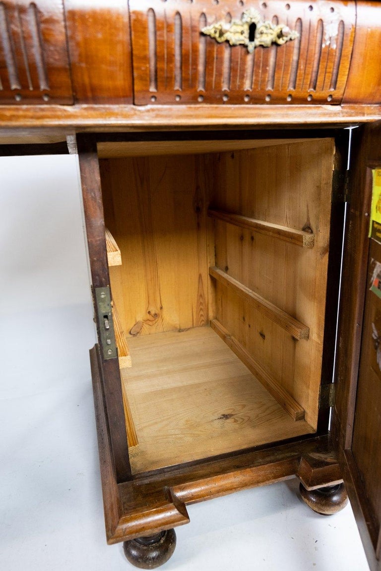 Large Antique Desk of Walnut from the 1890s For Sale at 1stDibs ...