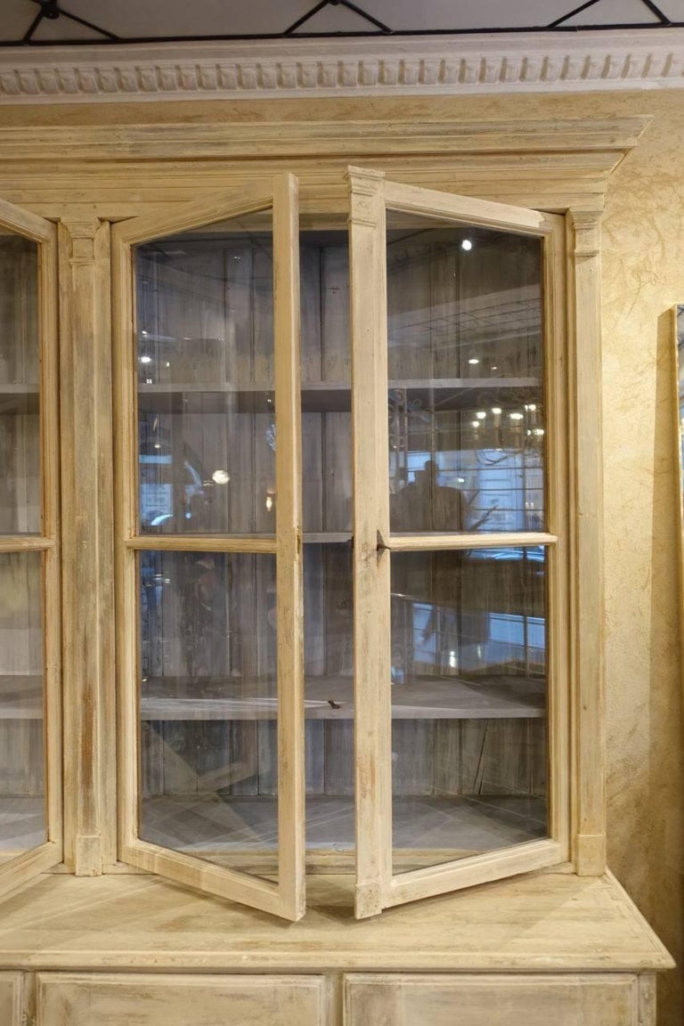 Large Antique Display Cabinet / Library Tall Boy at 1stDibs | large ...