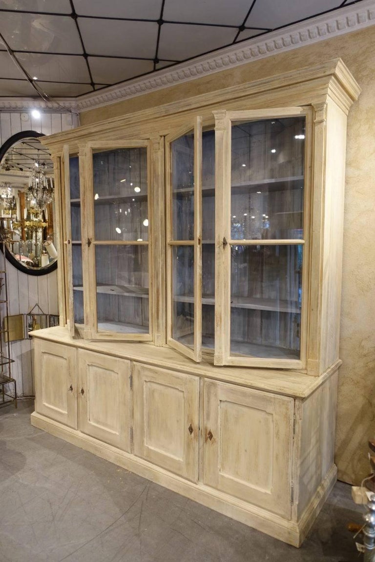 Large Antique Display Cabinet / Library Tall Boy at 1stDibs | large ...