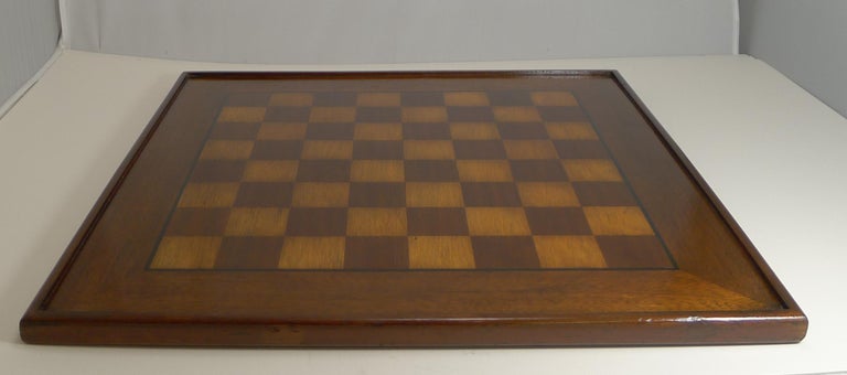 Large Antique English Chess Board, circa 1900 at 1stDibs