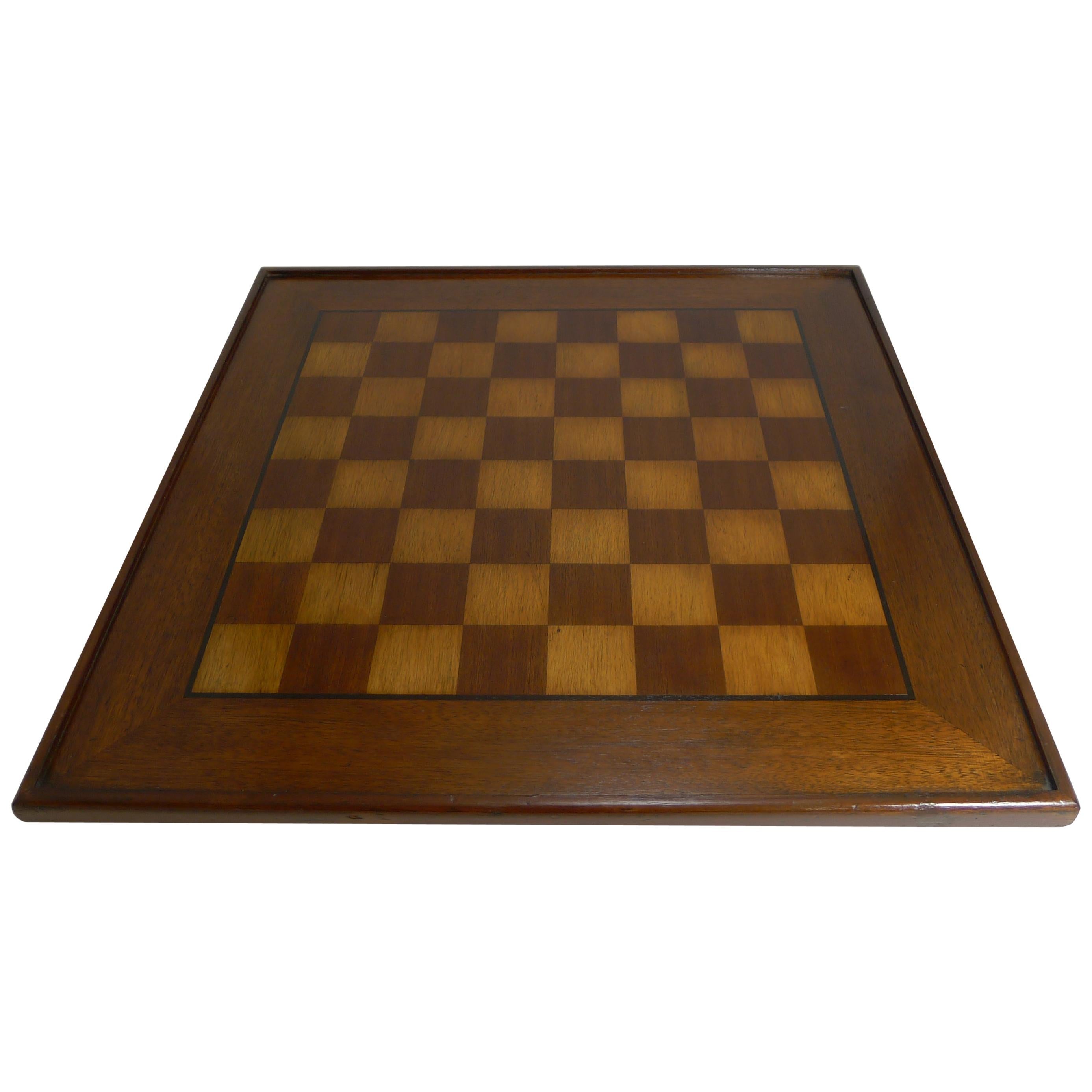Large Antique English Chess Board, circa 1900 at 1stDibs