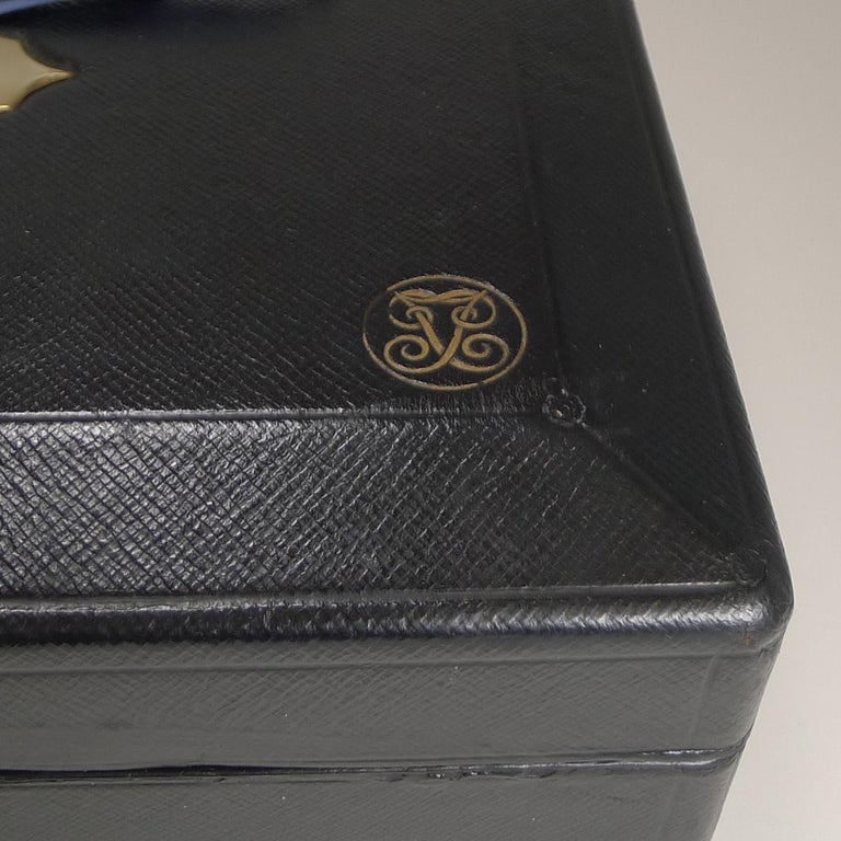 Large Antique English Morocco Leather Despatch / Dispatch Box by ...