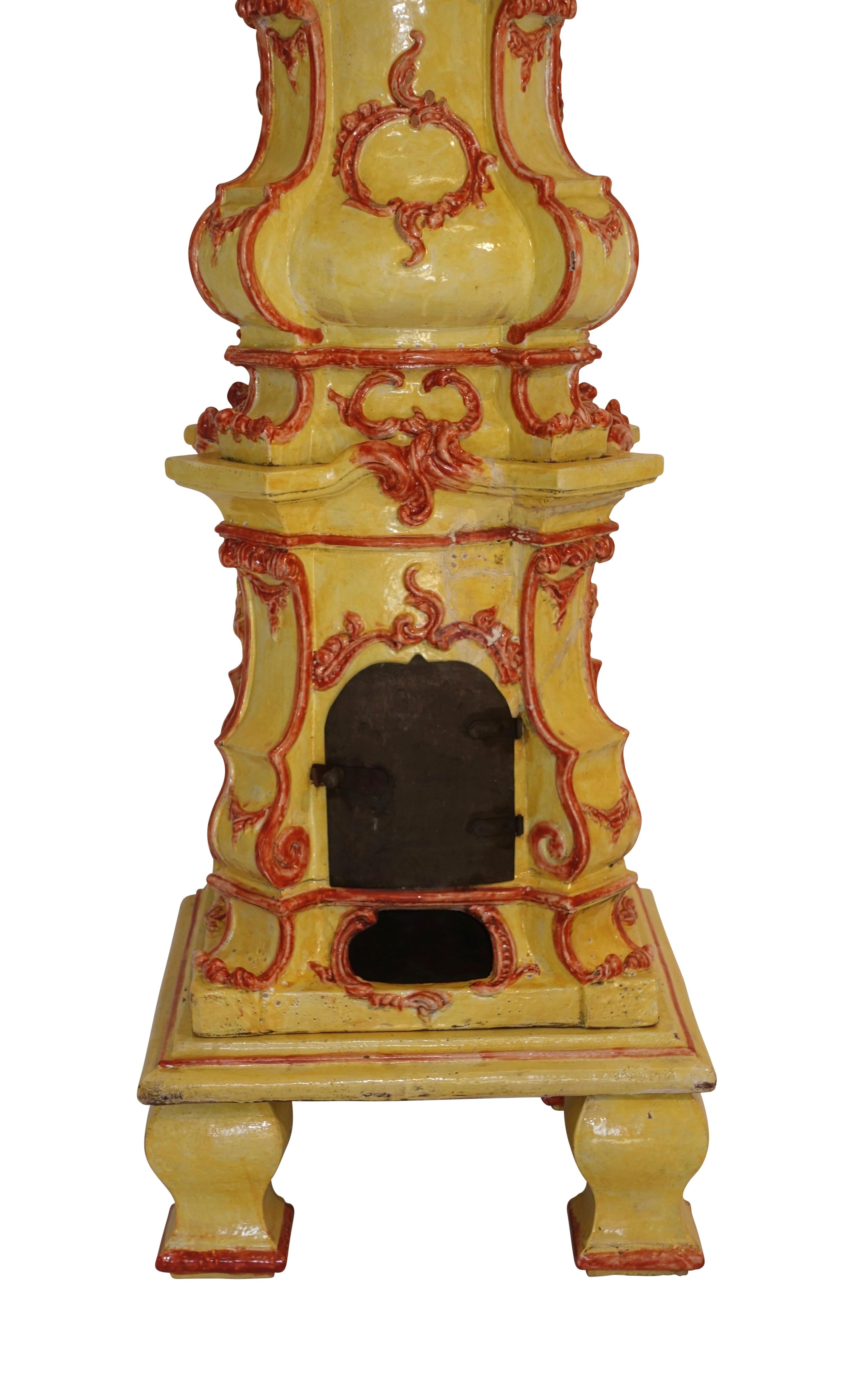 Large Antique Faience Stove, European, 19th Century at 1stDibs ...