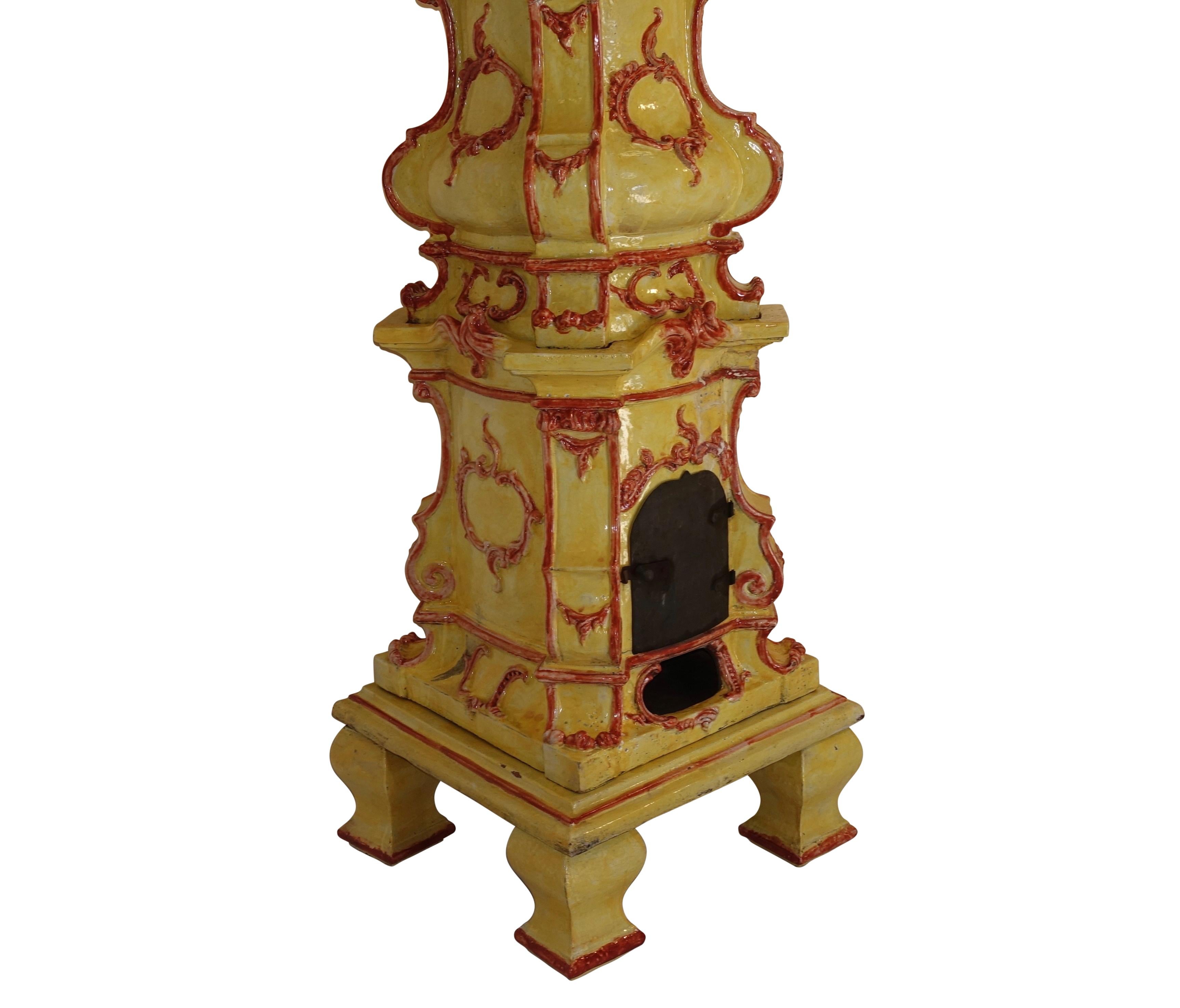 Large Antique Faience Stove, European, 19th Century at 1stDibs ...