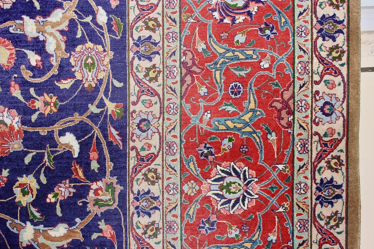 Large, Antique fine Orient Rug, Carpet, Hand Knotted For Sale at 1stDibs