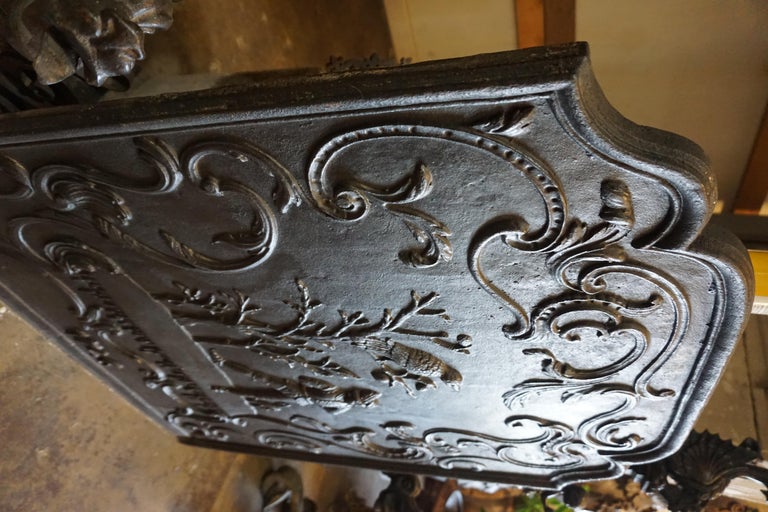 Large Antique Fireback at 1stDibs