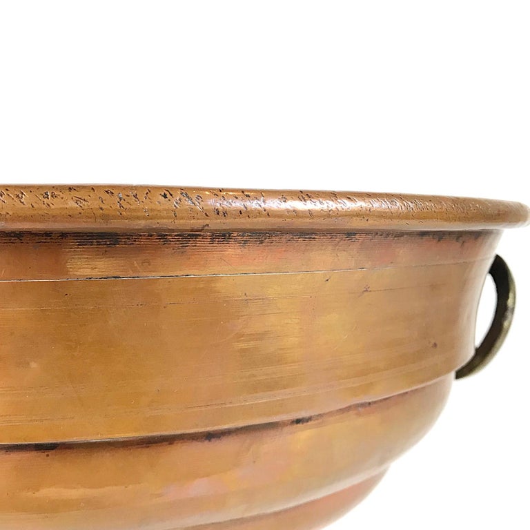 Large Antique French Copper Brass Champagne / Wine Cooler, 1850s ...