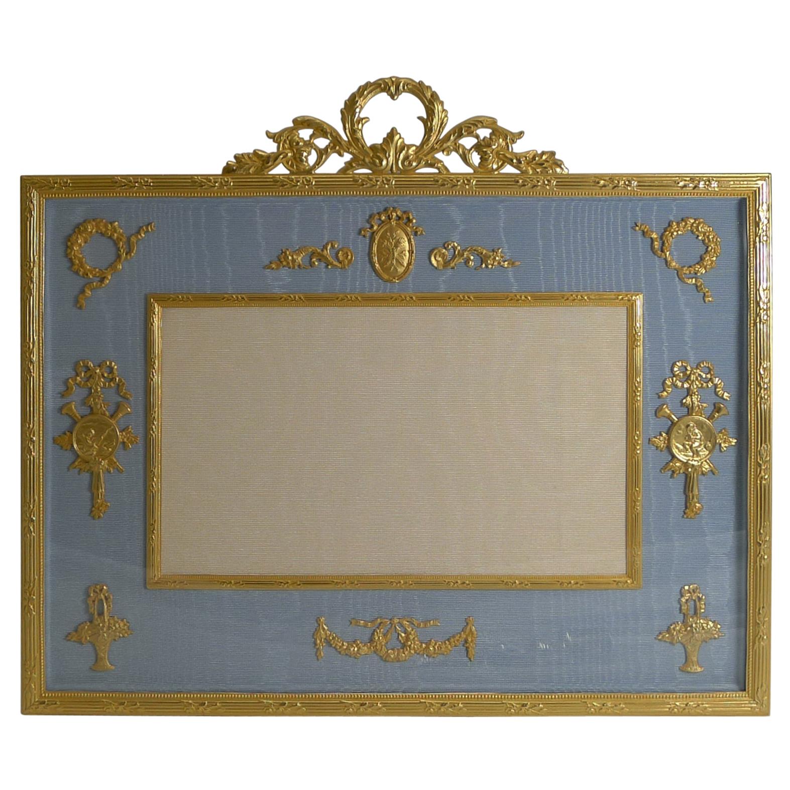 Large Antique French Gilded Bronze Photograph / Picture Frame, circa ...