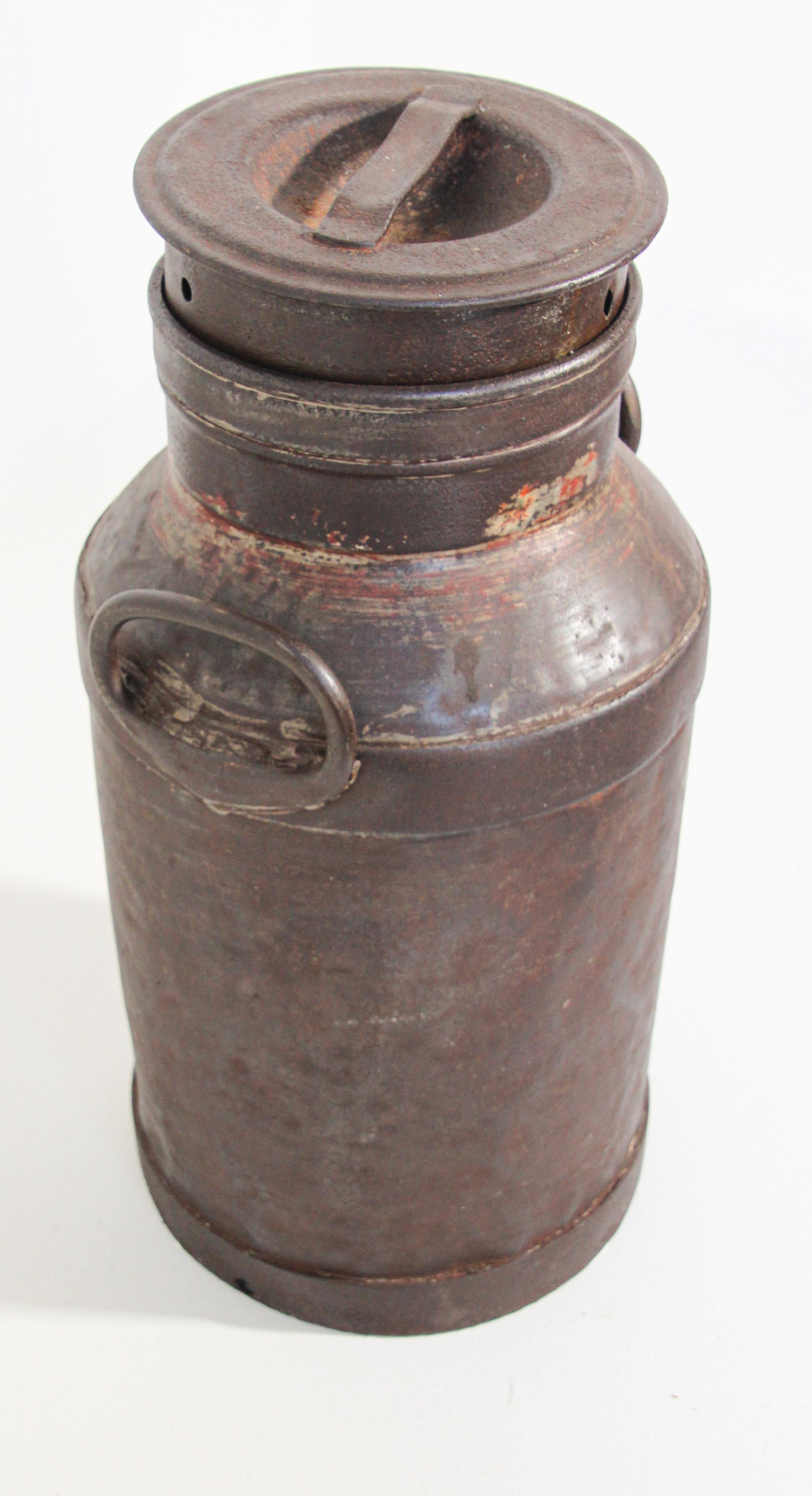 Large Antique French Iron Milk Container, 19th Century at 1stDibs ...