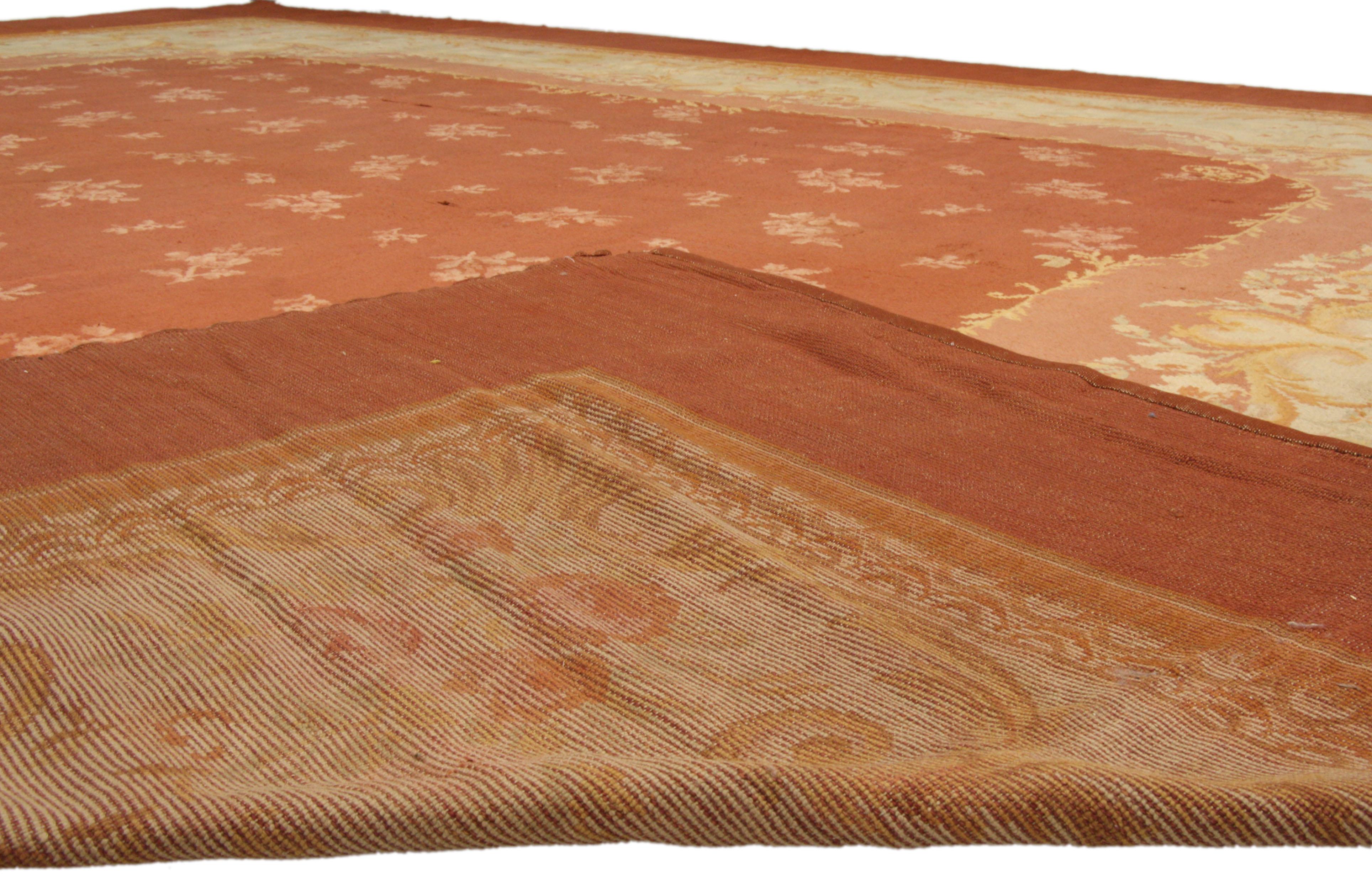 Oversized Antique French Savonnerie Rug For Sale at 1stDibs | rococo ...