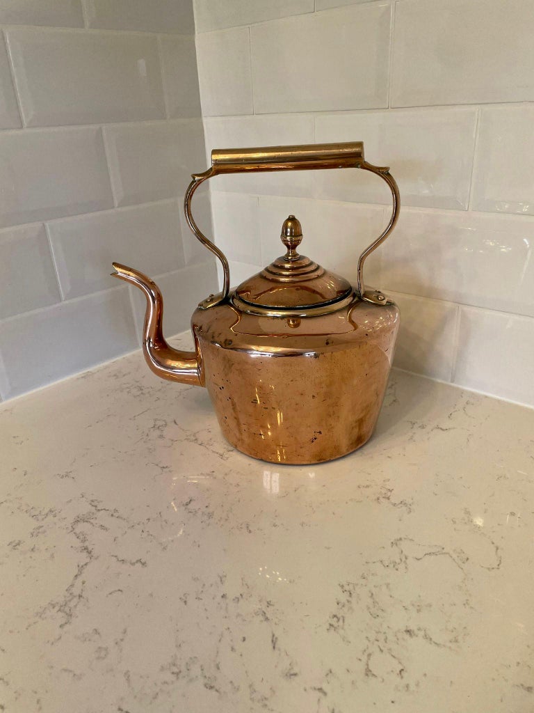 Large Antique George III Quality Copper Kettle For Sale at 1stDibs ...