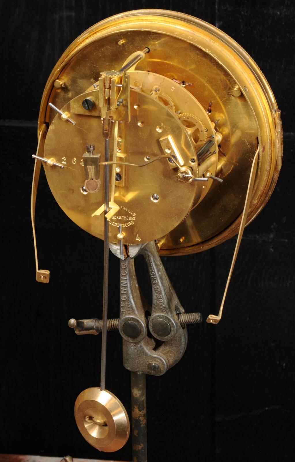 Large Antique Gilt Bronze Clock at 1stDibs
