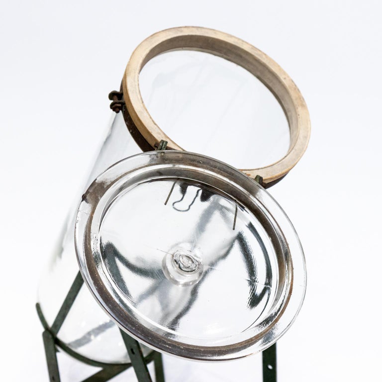 Large Antique Glass Canister Candy Store Display For Sale at 1stDibs