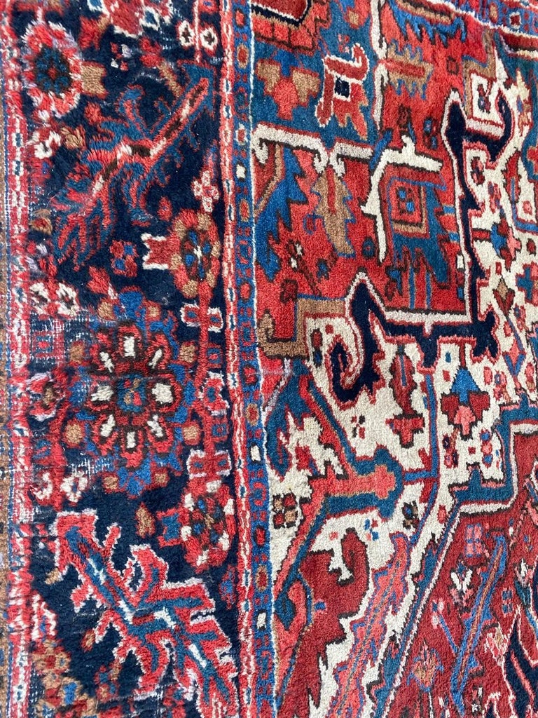 Large Antique Heriz Rug For Sale at 1stDibs