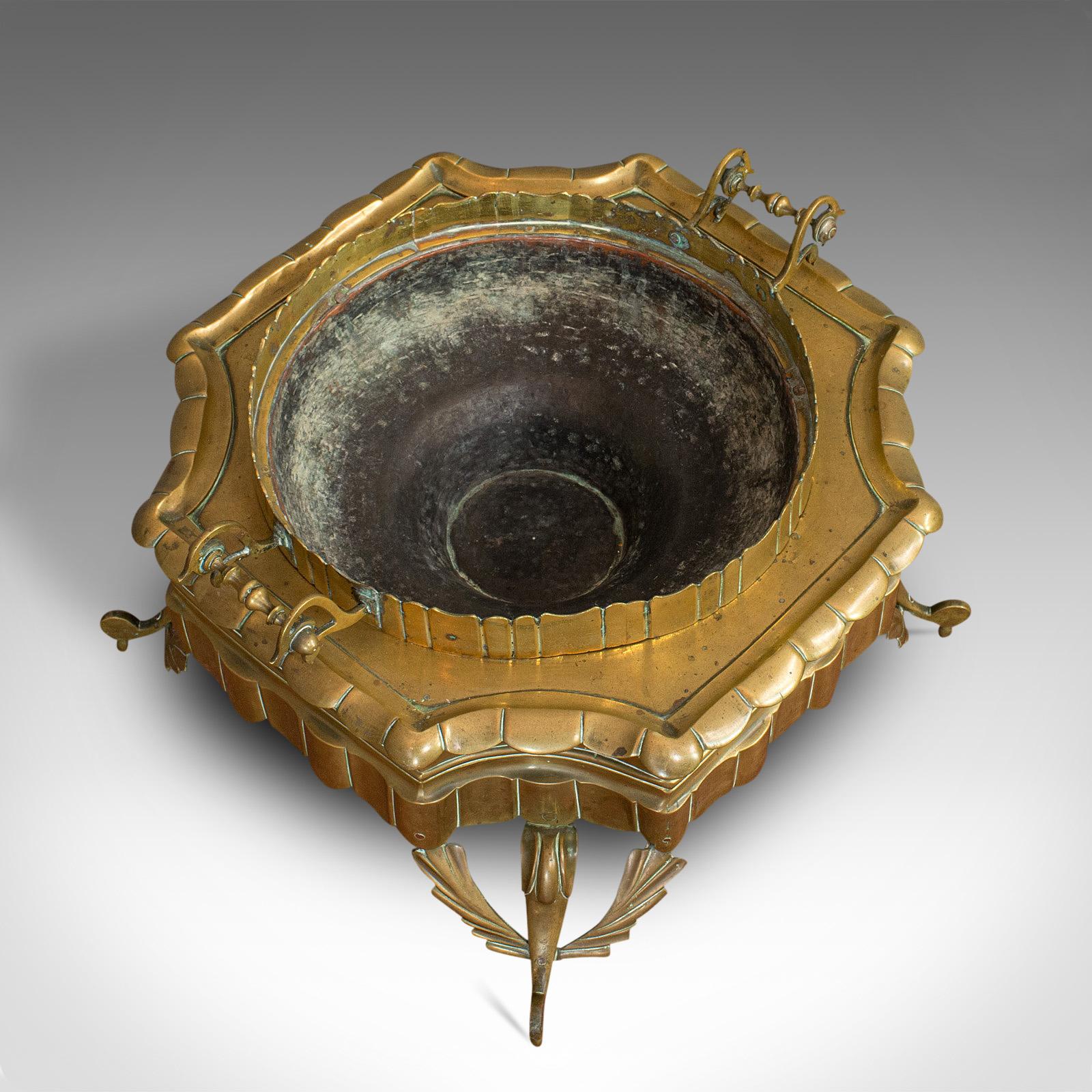 Large Antique Islamic Fire Pit, Arabic, Brass, Ceremonial Brazier ...