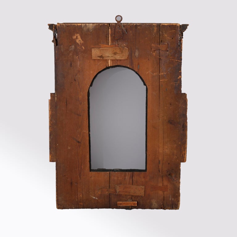 Large Antique Italian Renaissance Polychrome and Gilt Carved Frame 17th ...