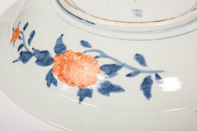 Large Antique Japanese Charger Hand-Painted circa 1885 at 1stDibs