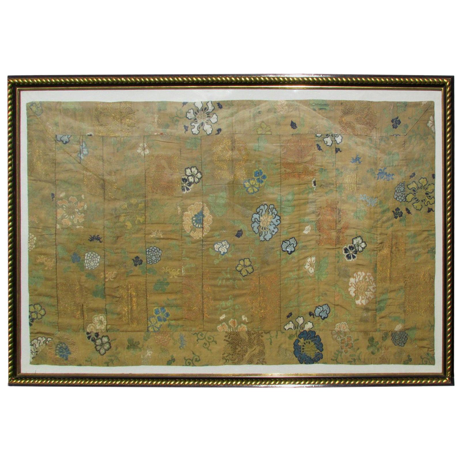 Large Antique Japanese Kesi Alter Cloth Tapestry at 1stDibs