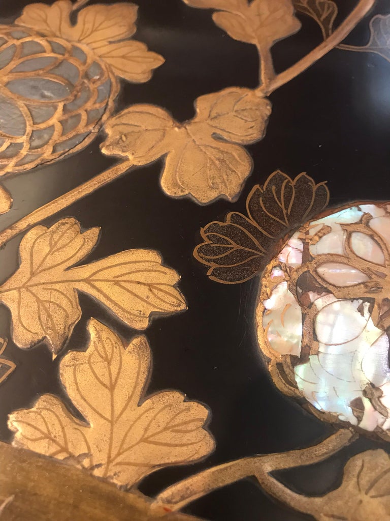 Large Antique Japanese Lacquer Box at 1stDibs