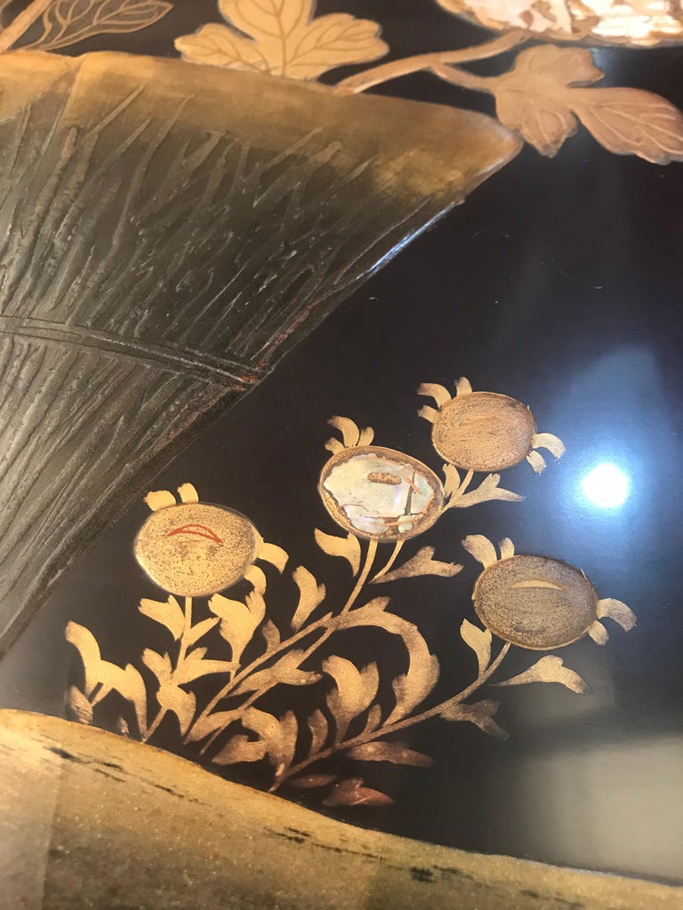 Large Antique Japanese Lacquer Box at 1stDibs